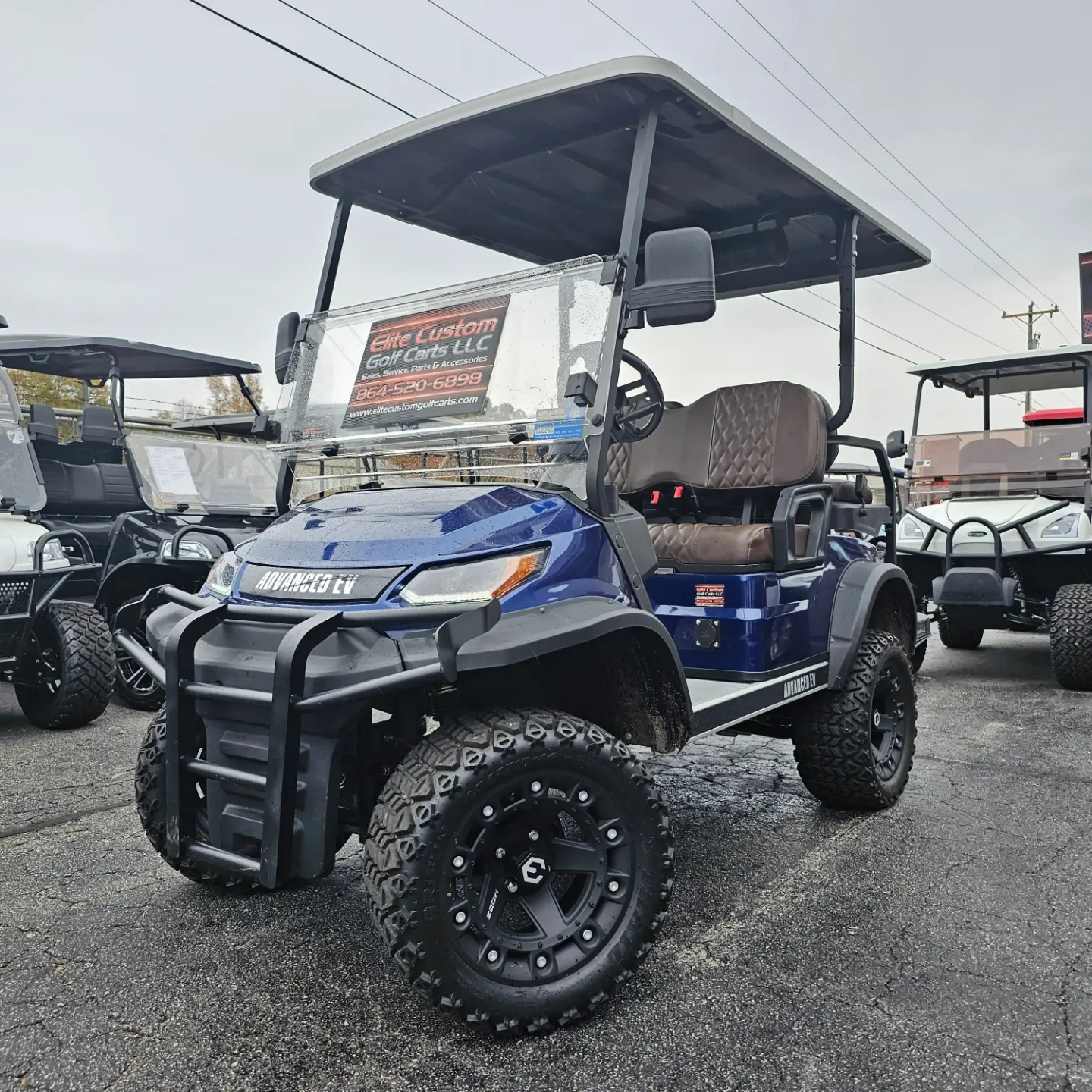 2022 Advanced EV Advent Lithium 48 Volt Golf Cart with Upgrades | Elite ...